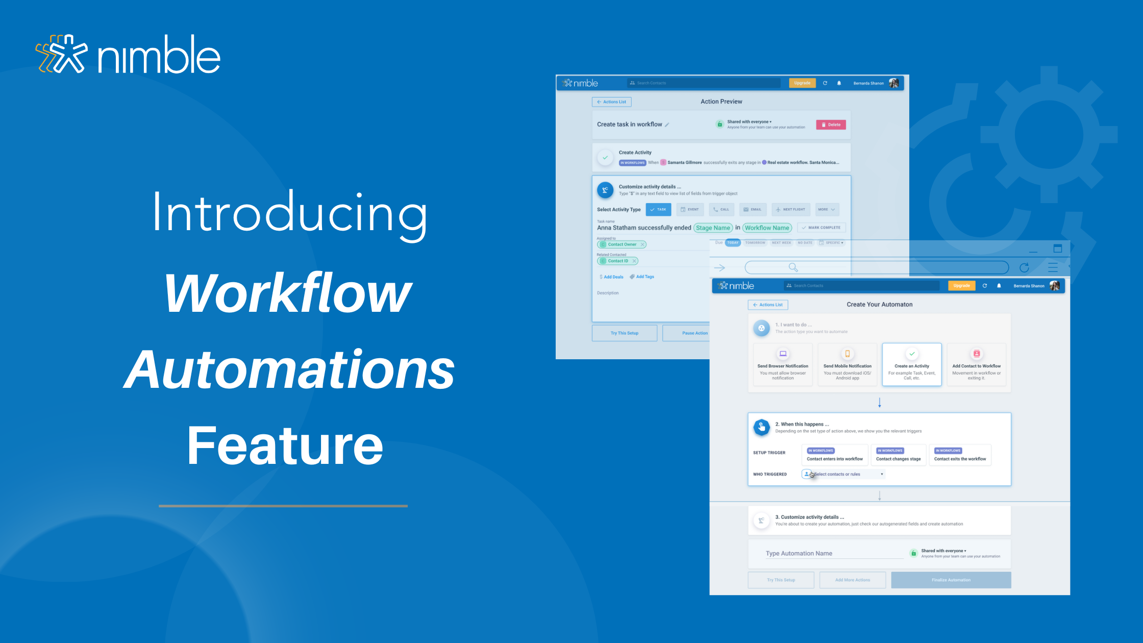 Accelerate Relationship Engagements With Nimble Workflow Automations
