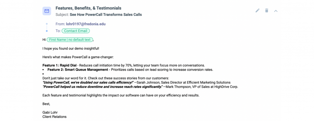Create Email Sequences for Sales in CRM — Nimble